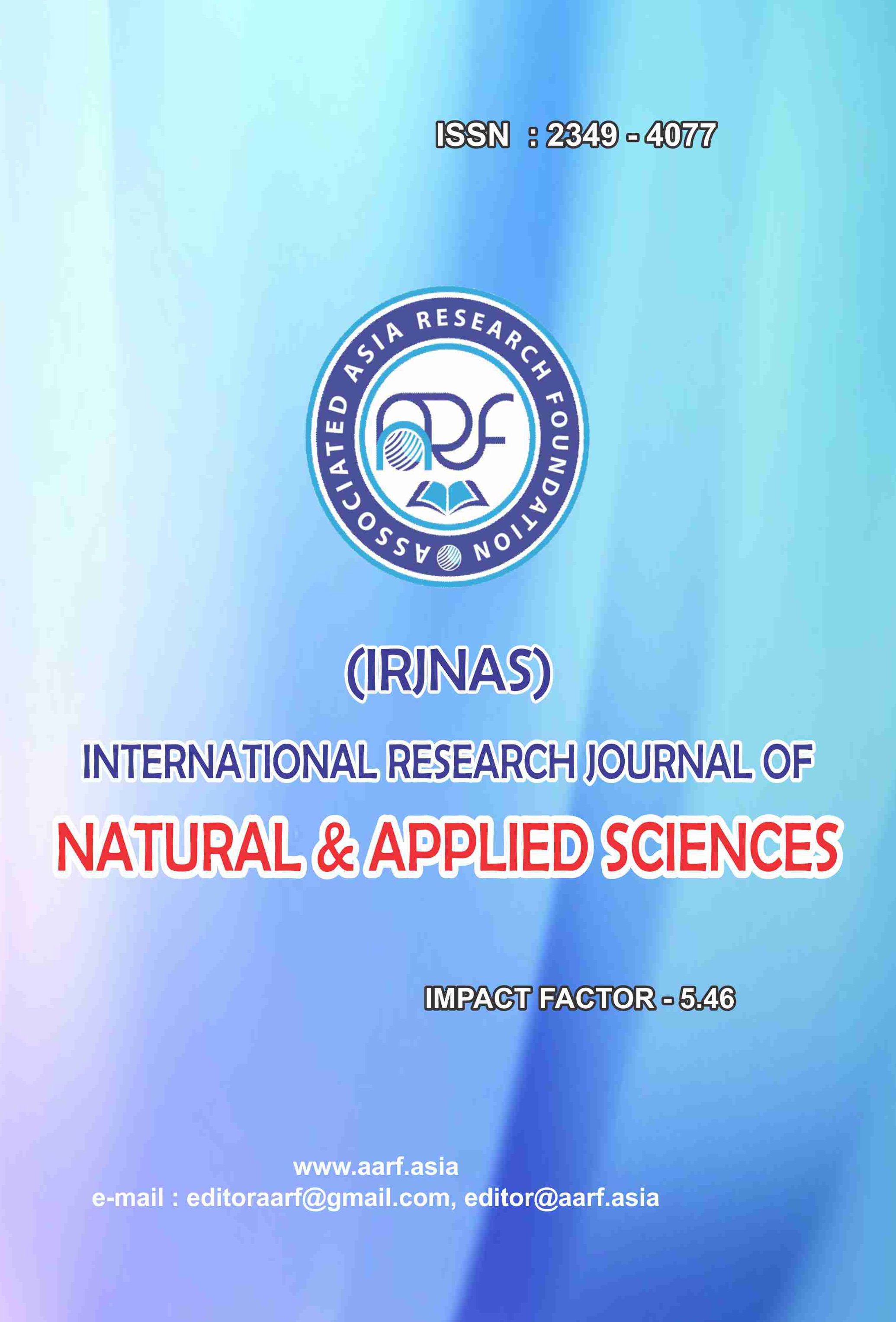 International Research Journal Of Natural And Applied Sciences International Research Journal Of Natural And Applied Sciences